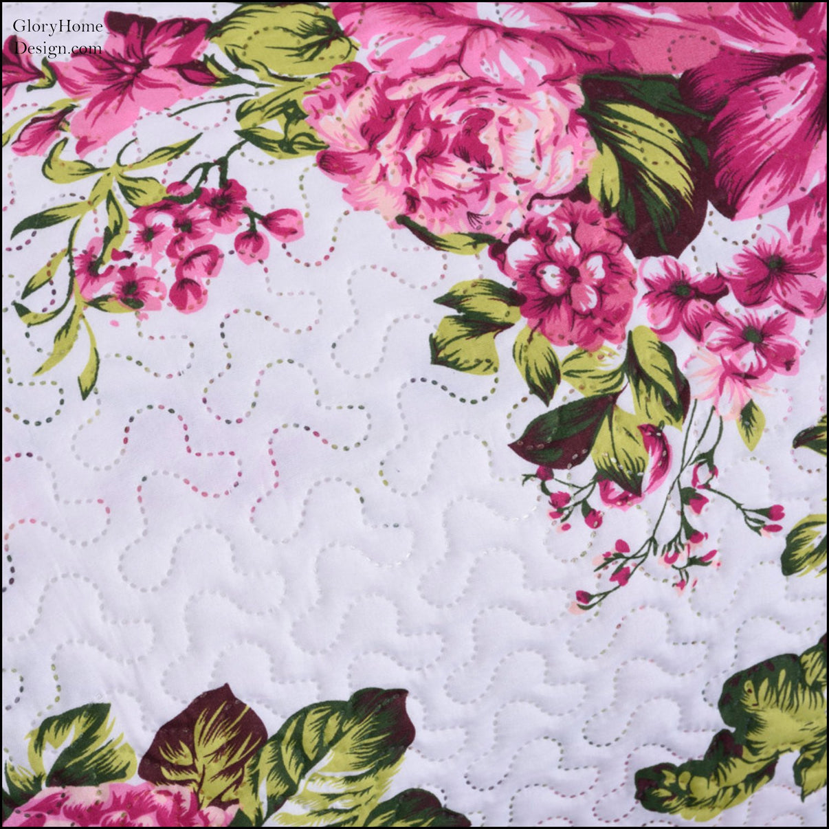 Cynthia - 3 Piece Quilt Set - Fuschia – The Lidia Rose